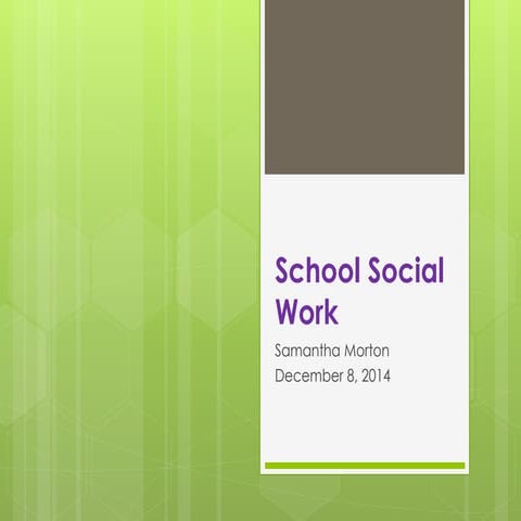 Illinois School social work ppt | PPTX