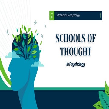 Schools of Psychology - Structuralism, Functionalism, Behaviorism ...