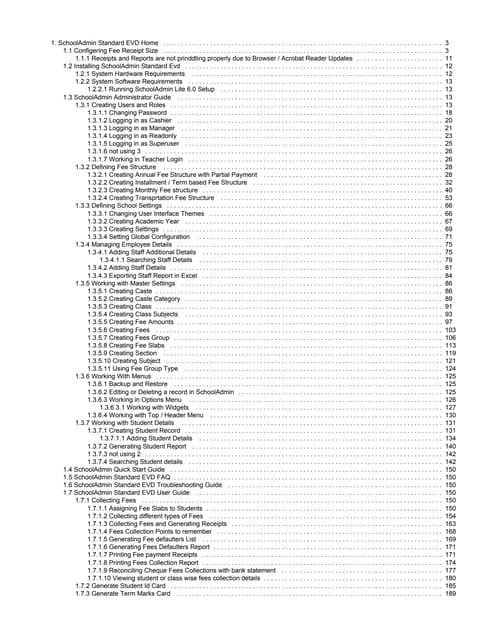 MarvelSoft School Software Features | PDF