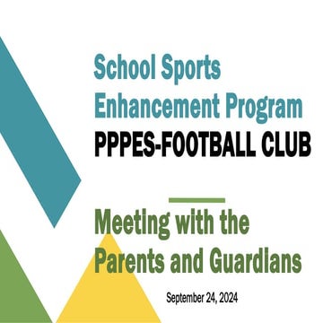 School Sports Enhancement Program for School | PPT
