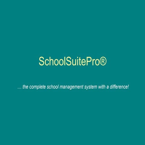 Schoolsuite Pro | PPT