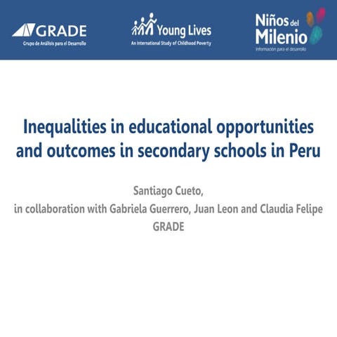 Inequalities in educational opportunities and outcomes in secondary ...
