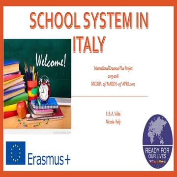 School system in italy | PPTX