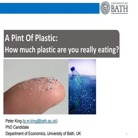 Microplastics and human health risk assessment | PPTX