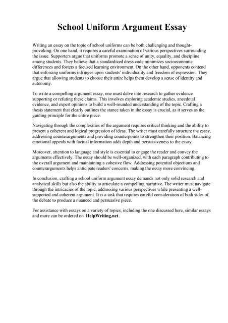 School Uniforms Argumentative Essay.pdf