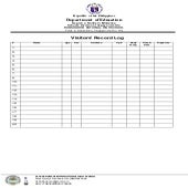 School Visitor's Record Log.docx