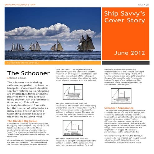 Schooner newsletter | PDF