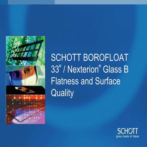 SCHOTT Nexterion® Glass B surface flatness | PPT