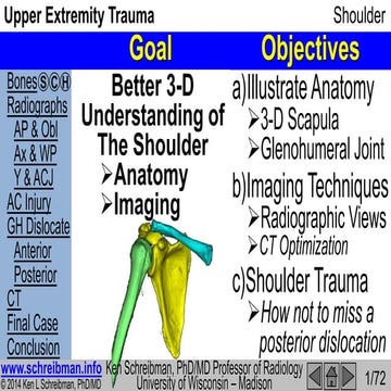 Upper Extremity Trauma Shoulder | PPT