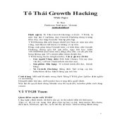Tô Thái Growth Hacking (TTGH) | PDF
