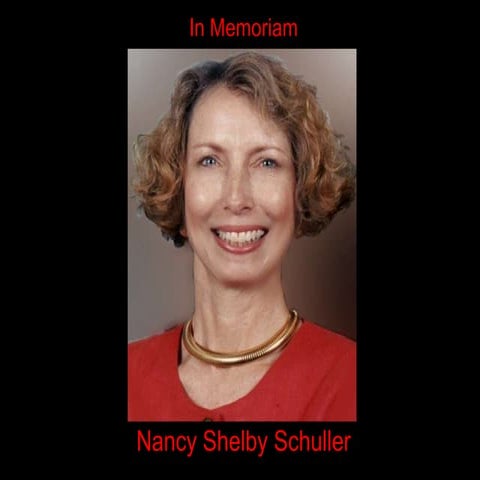 VRA 2012, Nancy Schuller: In Memoriam | PPTX