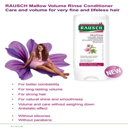 RAUSCH Mallow Volume Care Line. Shop Now! | PPTX | Herbs and ...