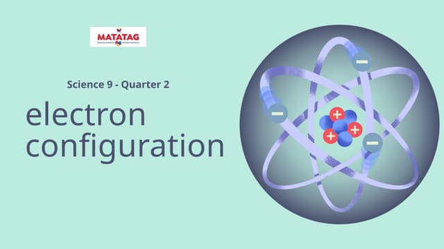 Electronic Configuration | PPT