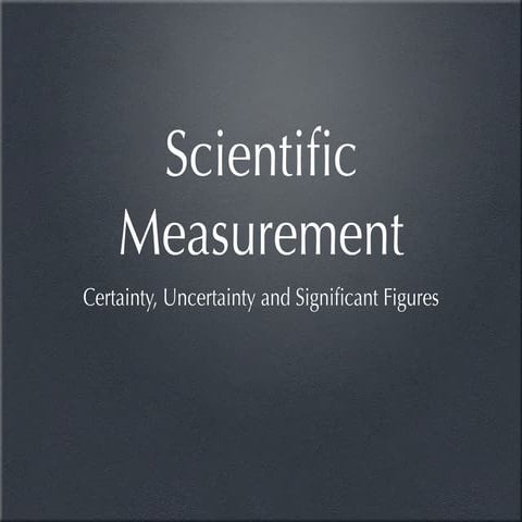 Sci Measure | PDF