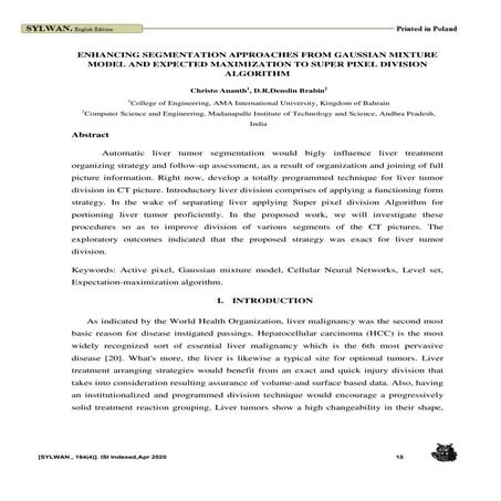 Enhancing Segmentation Approaches From Gaussian Mixture Model And Expected Maximization To Super