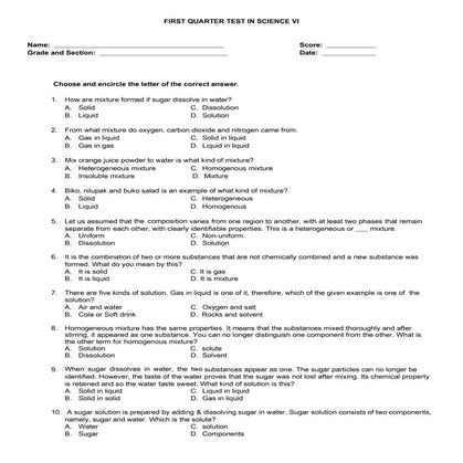 Sci6 1st app with tos | PDF