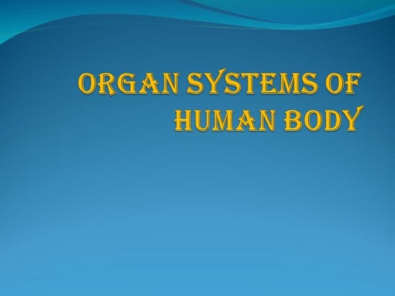 Human Body Systems PPT | PPT