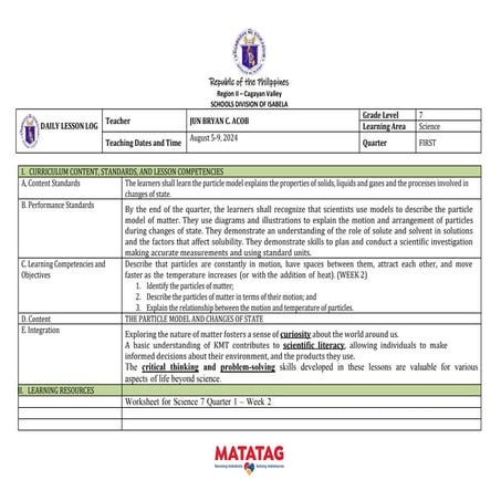 SCI 7 MATATAG LESSON PLAN Q1 WEEK 2-Jun Bryan Acob.docx