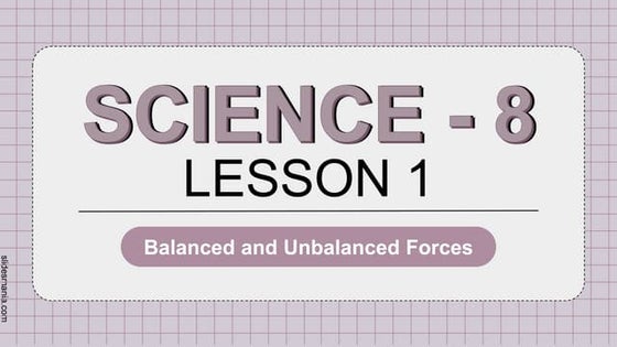 Science 8 module 1 Forces and Motion | PPT