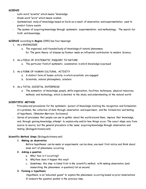 What is-science-grade-7 | PPTX | Geology | Science