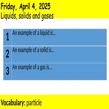 solids liquids and gases | very simple overview of solids, liquids and ...
