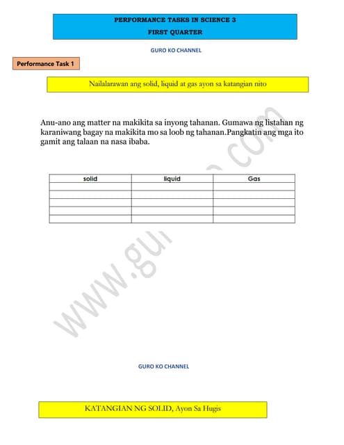 SCIENCE- SUMMATIVE TEST 4 FOR GRADE 3 LEARNERS IN DEPED | PPT
