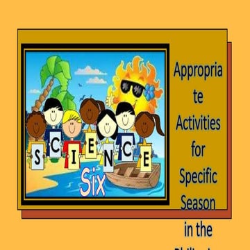 Science-6-Appropriate-Activities-for-Specific-Seasons-in-the ...