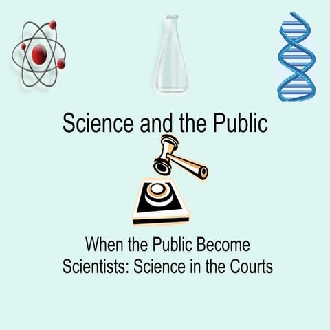 Science And The Public | PPT