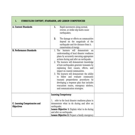 SCIENCE subject exemplar for educ students | DOCX