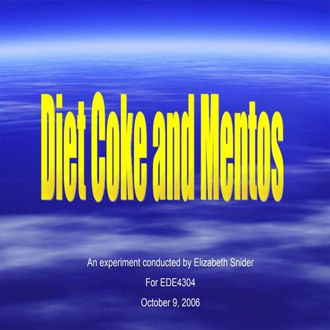 Science Experiment Presentation | PPT