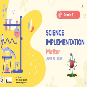 Science-Grade-6-Matter-Presentation.pdfm | Chemistry | Science