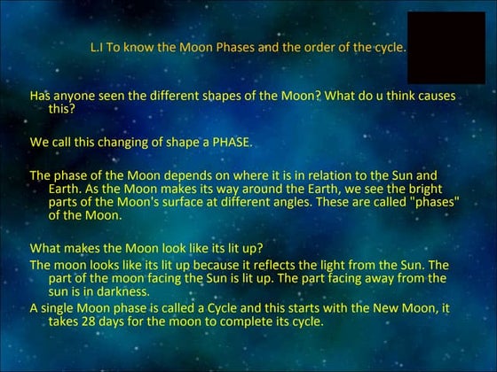 Phases Of The Moon | PPT
