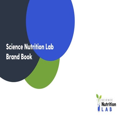 Science Nutrition Lab Brand Book | PDF