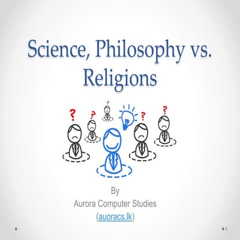 Science, philosophy, religions and myths | PPTX