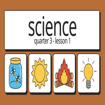 Grade 3- Science Subject Powerpoint Presentation for 4th quarter | PPTX