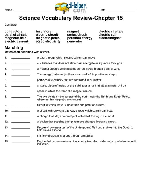 Magnetism Study Guide | PDF