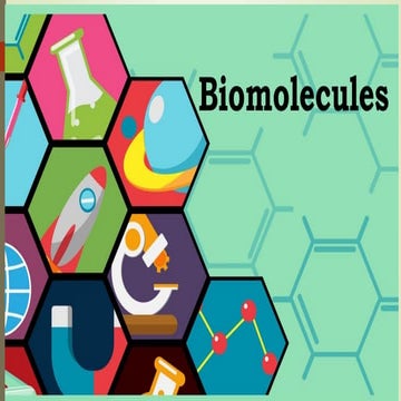 SCIENCE 10- Biomolecules.ppt hgfgjsbbxnjx | PPT
