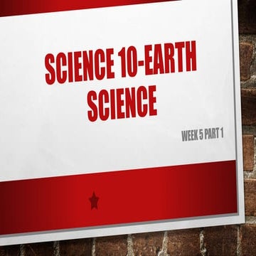 Science 10 earth science | PPTX