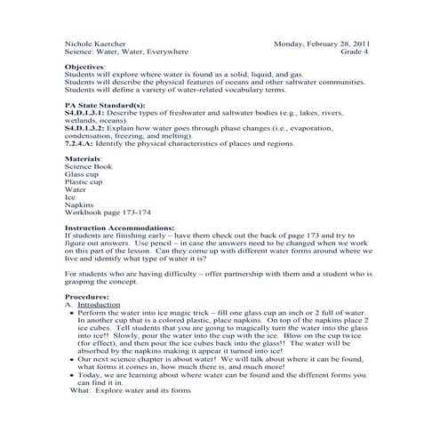 Water, Water Everywhere | PDF