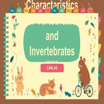 Vertebrates and Invertebrates | PPT