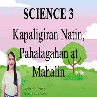 Science 3 Quarter 4 Week 2 Mga Bagay sa Ating Kapaligiran (Anyong Tubig ...