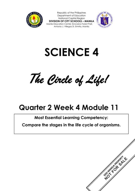 SCIENCE GRADE 3 MATATAG QUARTER 2 WEEK 4 | DOCX