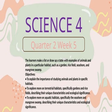 Science 4 Quarter 2 Week 5 .pptx powerpoint presentation | PPTX