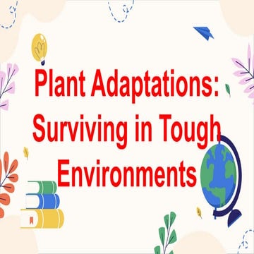 Plant adaptations | PPT