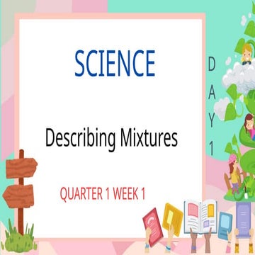 Mixtures- Science Grade 6 | PPTX