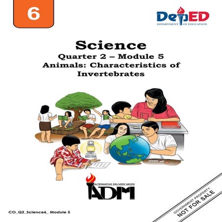 GRADE 6 - CHARACTERISTICS OF INVERTEBRATES.pptx