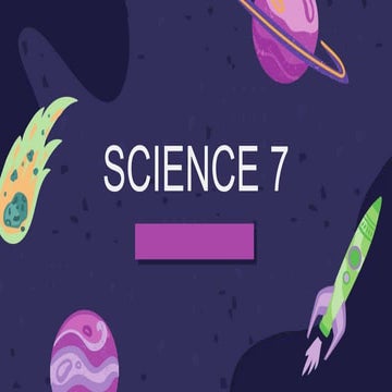 SCIENCE Subject grade 7 course orientation | PPTX