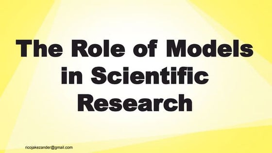 SCIENTIFIC MODELS .pptx | Physics | Science