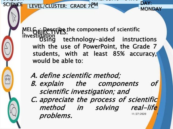 Module 1 Scientific Method Ppt | PPT