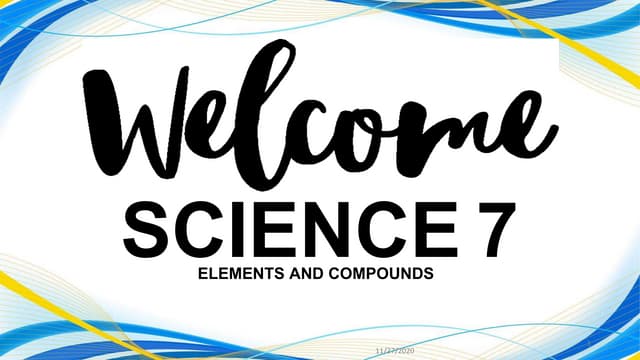 Elements and Compounds | PPT
